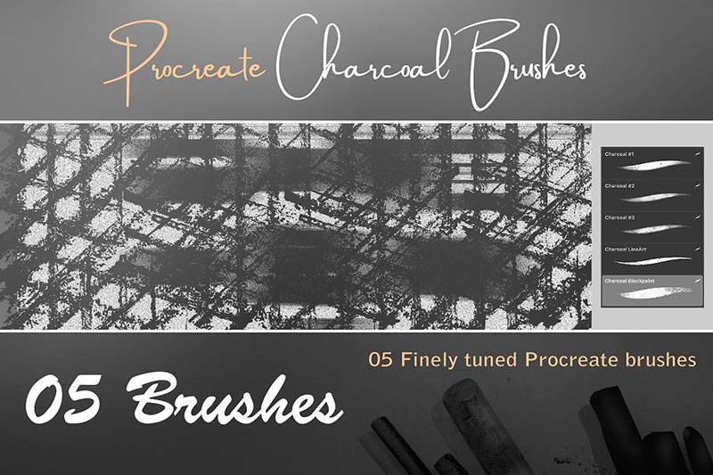 12套高级厚涂CG绘画Procreate笔刷 - 笔刷下载 - 素材集市